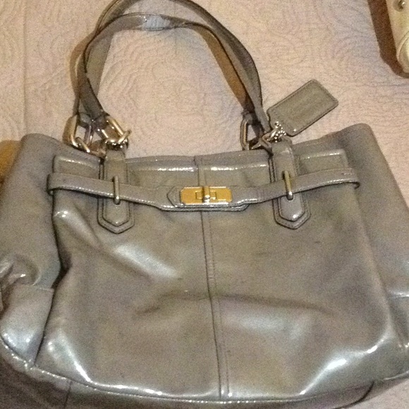 Coach | Bags | All Gray Coach Purse | Poshmark